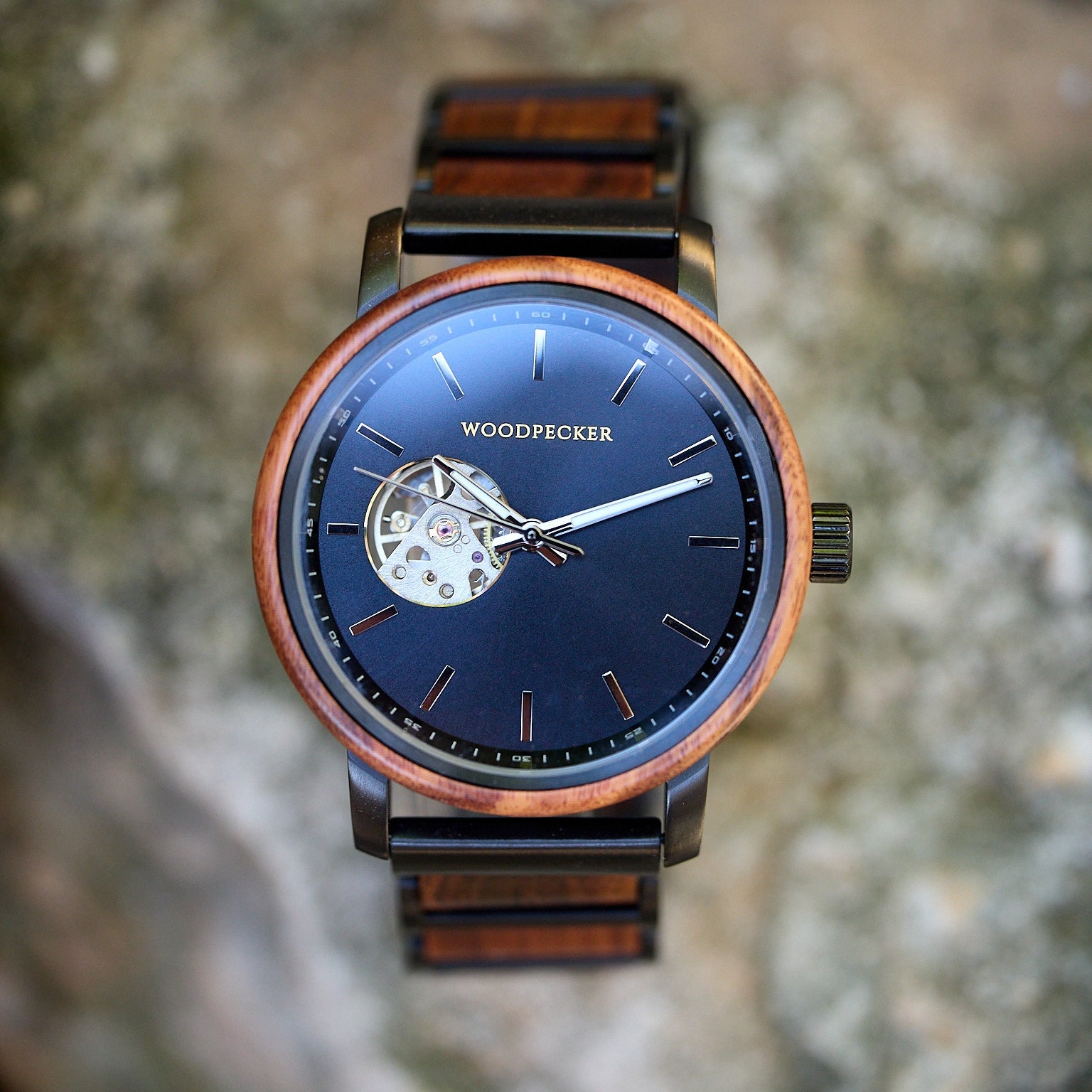 Wooden Men's Watch | Tigerwood & Tourbillon | Free Engraving ...
